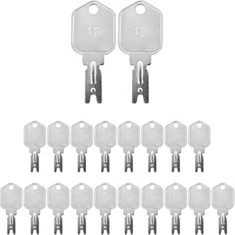 Amazon.com: 20-Pack Heavy Equipment Ignition Keys: Universal 166 Key ...