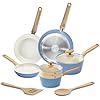 Amazon.com: GoodCook 10-Piece Healthy Ceramic Titanium-Infused Cookware ...