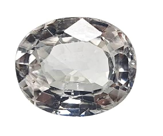 White Zircon Stone 7 Carat Original Certified 7.70 Ratti Jarkan Stone ...