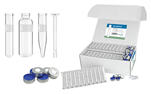 Chemglass CG-4920-03 Series CG-4920 Tapered Microwave Vial Complete ...