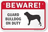 ・ブランド:SmartSign・製造元:Lyle Signs・モデル:K-7631-Bulldog-AL-12x18・製造元/メーカー部品番号:K-7631-Bulldog-AL-12x18・高耐久、厚さ63ミル、防錆、リサイクルアルミニウ...