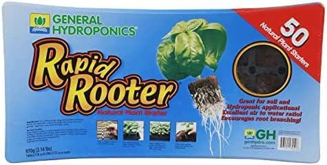 Amazon.com : General Hydroponics Rapid Rooter, Starter Plug for Seeds ...