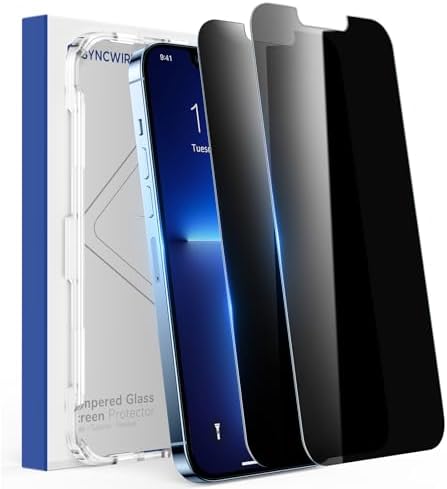 Amazon.com: SOOPUR 2-Pack 4 Way Privacy Screen Protector for iPhone 13 ...