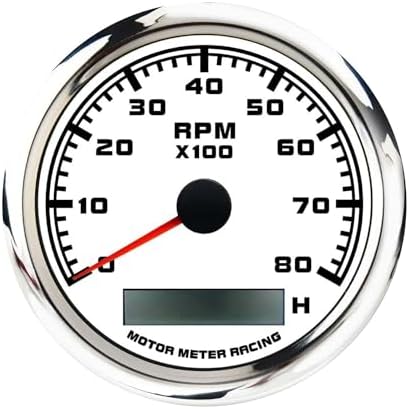Amazon.com: RacingPowerSports Backlit Digital Tach Tachometer Hour ...