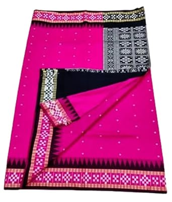 Buy Jolly Women`s Sambalpuri Silk Saree Bomkai Border With Traditional ...