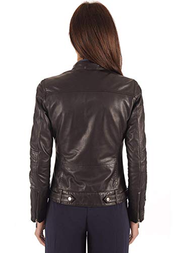Buy Natural Leather Women's Real Lambskin Leather Jacket (Colour: Black ...