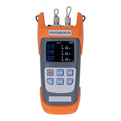 PON Power Meter, 1310 1490 1550nm Optical Fiber Power Meter with FC SC ...