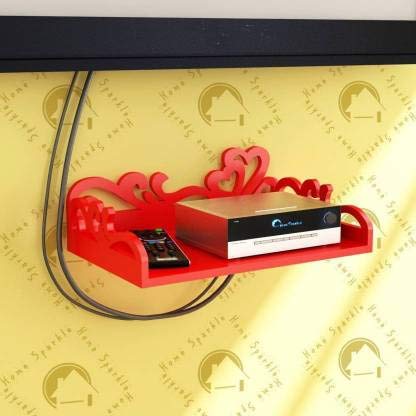 Woodex Latest Wall Shelf beauifull Wooden Setup Box Stand : Amazon.in ...