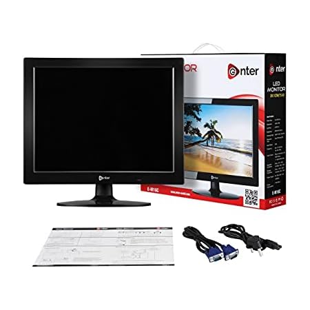 Enter Black HD LED Backlit 15.4" inch Monitor with HDMI and VGA (E-MO ...
