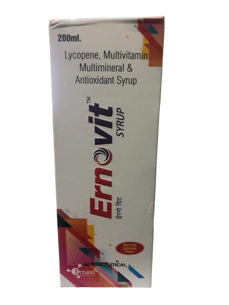 ERNOVIT Multivitamin Multimineral and antioxident Syrup : Amazon.in ...