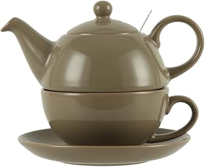 Amazon.com | Amsterdam Tea for One Set - Sierra Rose | Ceramic Tea Pot ...