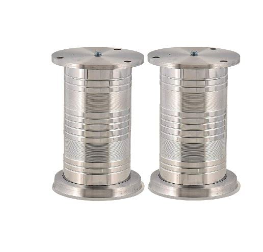 E-Hardware Depot: Furniture Legs Cylindrical Adjustable Stainless Steel ...