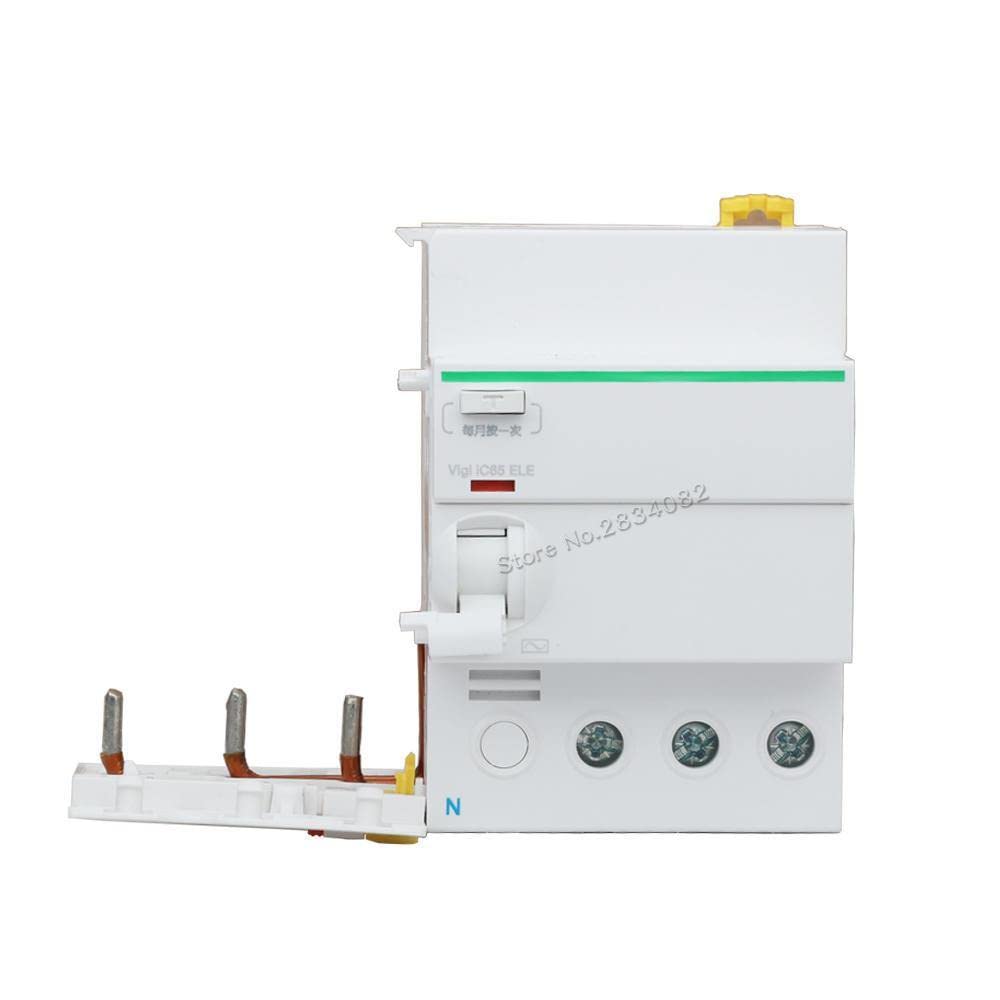 Vigi iC65 ELE 40A 30ma Circuit Breaker Electric Leakage Protection 3P 230V AC 50/60Hz Add On ...
