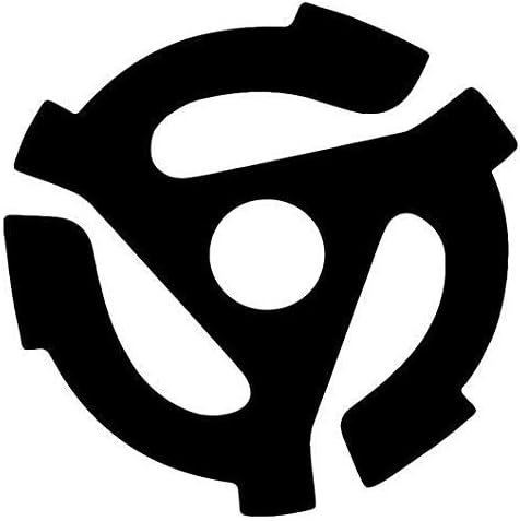Amazon.com: 45 RPM Spindle Adapter Turntable - Sticker Graphic - Auto ...