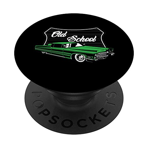 Cholo Lowrider, Classic Lowrider, Mens Old School Muscle Car PopSockets ...
