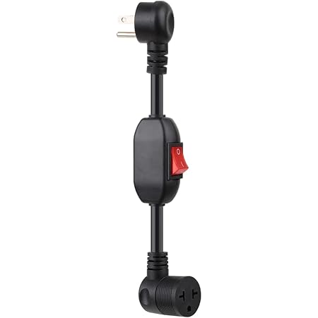 Angled Four-in-One Heavy Duty Inline On/Off Switch Extension Cord 12 ...