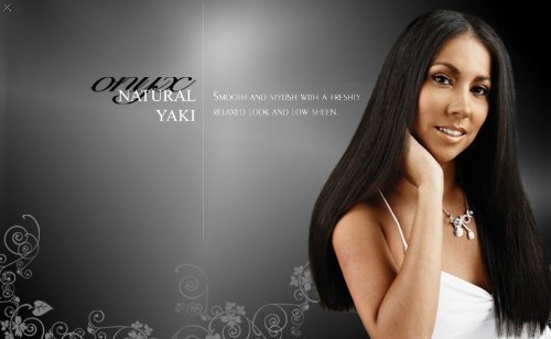 Amazon.com : ONYX, 100% Elite Human Hair, Natural Essence Yaki ...