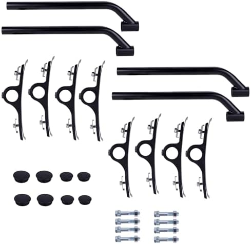 Amazon.com: BHTOP 2 Pack Black Poly Fender Mounting Kit, Adjustable ...