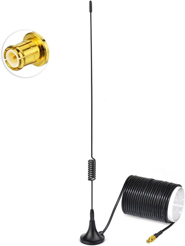 Eightwood DAB Car Aerial MCX Adapter 5dbi Car Digital Radio Auto DAB ...