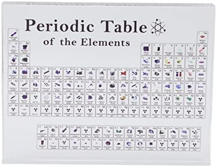 Periodic Table with Real Elements Inside, Acrylic Periodic Table ...