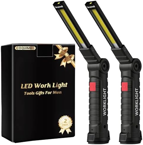 LED Work Light, 500 Lumen Flexible Gooseneck Flashlight with Magnetic ...