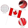 Amazon.com : Rotenl Canada Small Mini Flags, 25 Pack Hand Held Canadian ...