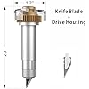 Amazon.com: Knife Blade and Drive Housing, for Cricut Maker 3/4 or ...
