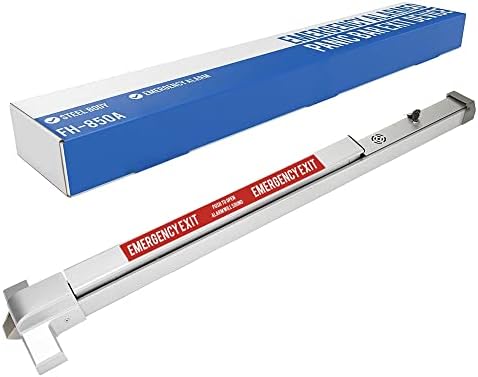 Amazon.com: IRONWALLS Surface Vertical Rod Panic Bar, Black 27.5 ...