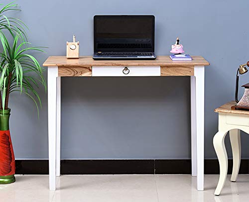 Furniselan Solid Wood Multipurpose Study Console Table |Wooden Laptop ...
