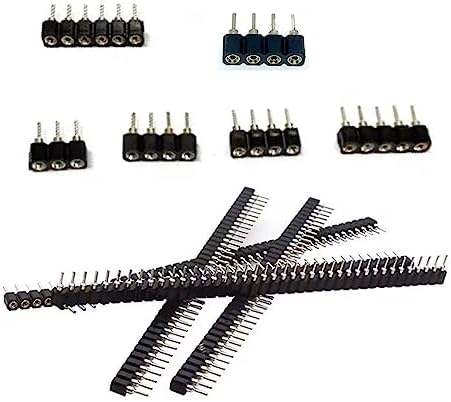 Amazon.com: Rustark 147Pcs 2.54mm Double & Single Row Female Pin ...