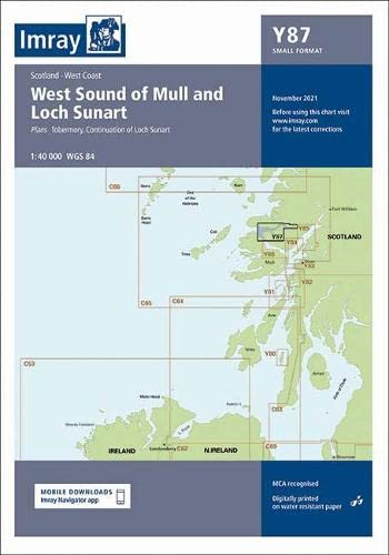 Buy Imray Chart Y87: West Sound of Mull and Loch Sunart (Small Format ...