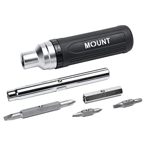 Buy K-Mount 9-In-1 Multi-Bit Ratcheting Screwdriver, Industrial Grade ...