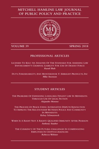 Mitchell Hamline Law Journal of Public Policy and Practice: Mitchell ...
