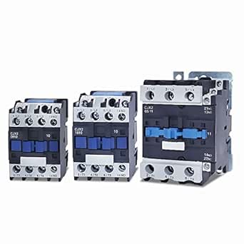 HNOFUQPQ AC Contactor CJX2-8011 9511 9A NO 3-Phase DIN Rail Mount Electric Power Contactor 24V ...