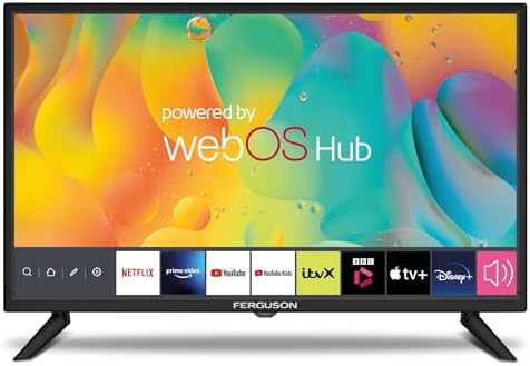 Ferguson 24 inch Smart WebOS Traveller 12-Volt TV Freeview Play FreeSat ...