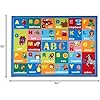 Amazon.com: Rugshop Kids Educational Learning Alphabet Symbols Non Skid ...