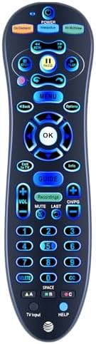 Amazon.com: New Replacement Remote Control fit for AT&T U-Verse Box and ...