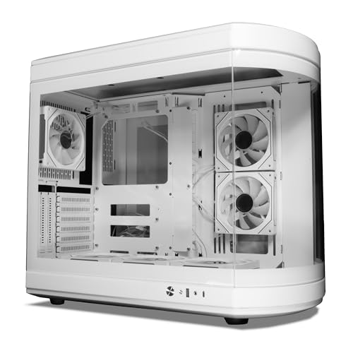 iONZ KZ-T22 Full ATX PC Gaming Case with Panoramic Tempered Glass Dual ...