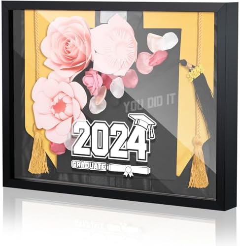 Amazon.com - GraduationMall 17"x21" Graduation Shadow Box Frame for Cap ...