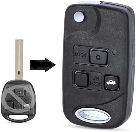 Amazon.com: Yewong Modify Flip Keyless Entry Remote Car Smart Key Fob ...