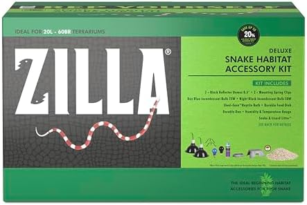 Amazon.com : Zilla Snake Habitat Accessory Kit, Easy Starter Kit for ...