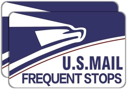 Amazon.com: Set of 3 U.S. Mail Delivery Magnetic Signs Rural Delivery ...