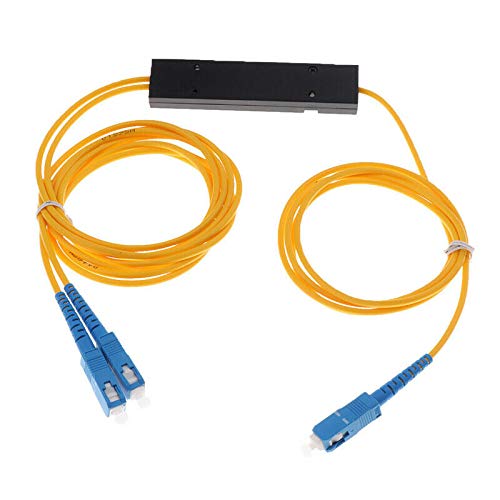 BIG BOOM® Dual Window Fiber Coupler SC Optic FBT,Single Mode Splitter Cable 1310nm/1550nm(Beige ...