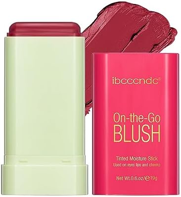 Amazon.com : FYEBOO Multi-Use Makeup Blush Stick, Cream Blush Stick, Tinted Solid Moisturizer ...