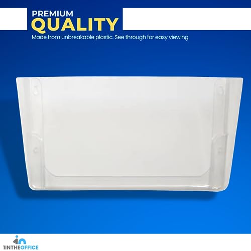 Snapklik.com : Wall File Holder, Wall Mount Clear Plastic File Holder ...