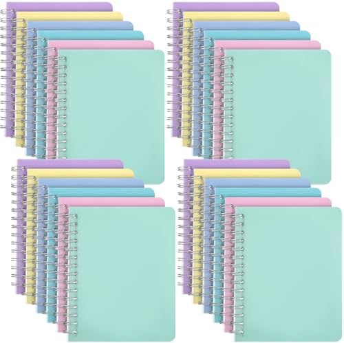 Amazon.com : Cholemy 30 Pcs Spiral Notebook 4x6 Memo Note Pad Small ...