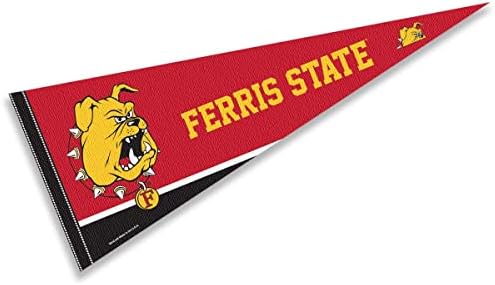Amazon.com : College Flags & Banners Co. Ferris State Pennant Full Size ...