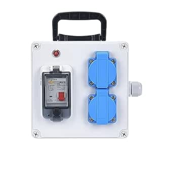 Amazon.com: ZIPCOM Solar Combiner Box Outdoor Mobile Industrial Socket ...