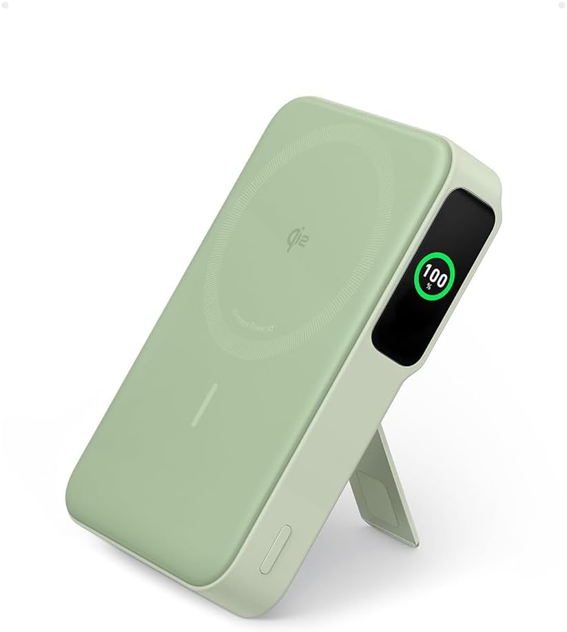 Anker MagGo Power Bank, Qi2 Certified 15W Ultra-Fast MagSafe-Compatible ...