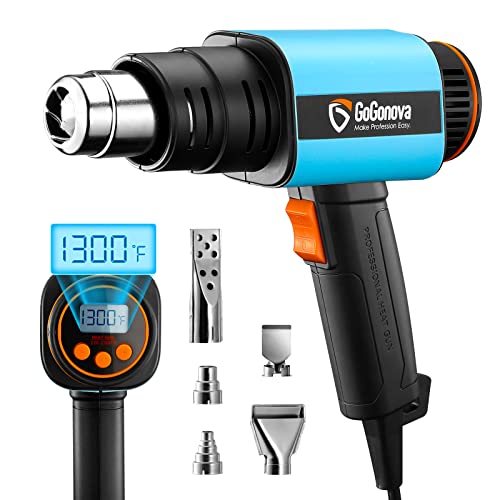Snapklik.com : 1800W Heat Gun, GoGonova Heavy Duty Soldering Hot Air ...